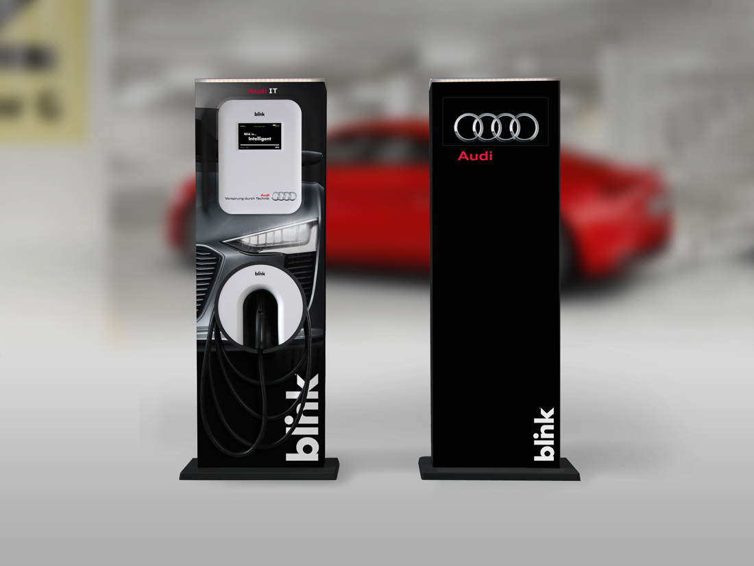 Audi Branded Blink Pedestals - Tornado